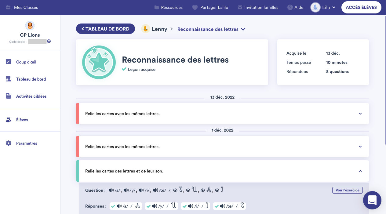 Comment utiliser le tableau de bord ? – Lalilo Blog Comment utiliser le tableau de bord ? – Lalilo Blog